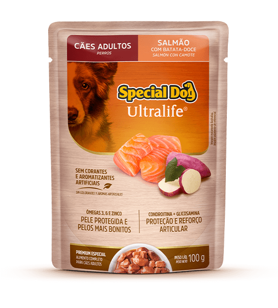SACHÊ SPECIAL DOG ULTRALIFE ADULTOS SABOR SALMÃO